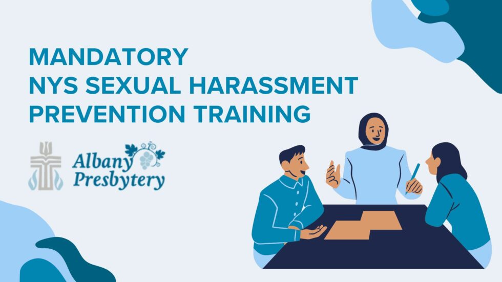 NYS Sexual Harassment Prevention Training | Albany Presbytery